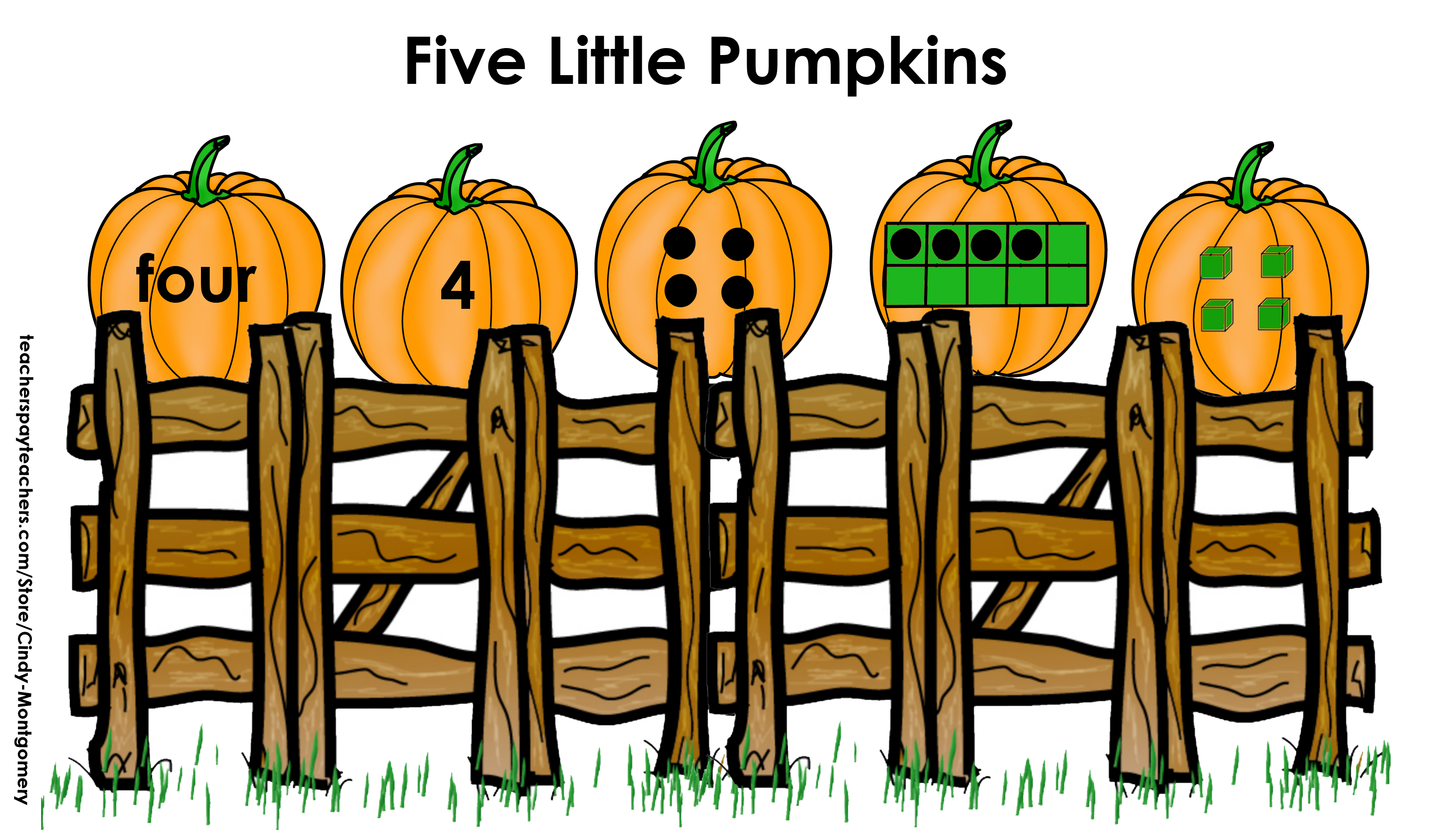 Every Day is the Weekend! l Five Little Pumpkins Math Activity @ TpT
